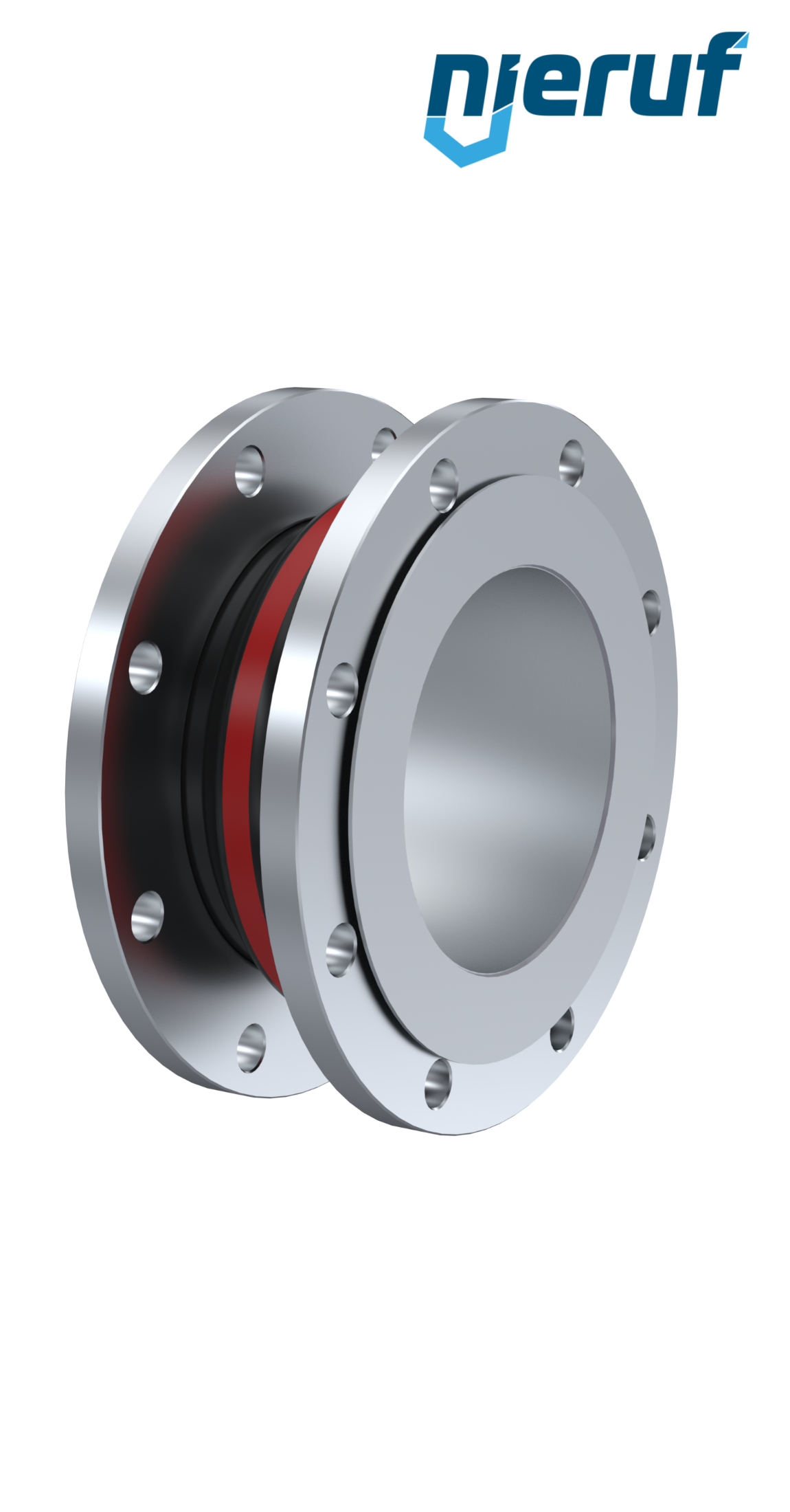 Kompensator mit LR DN65 EPDM & Stahlflansche
