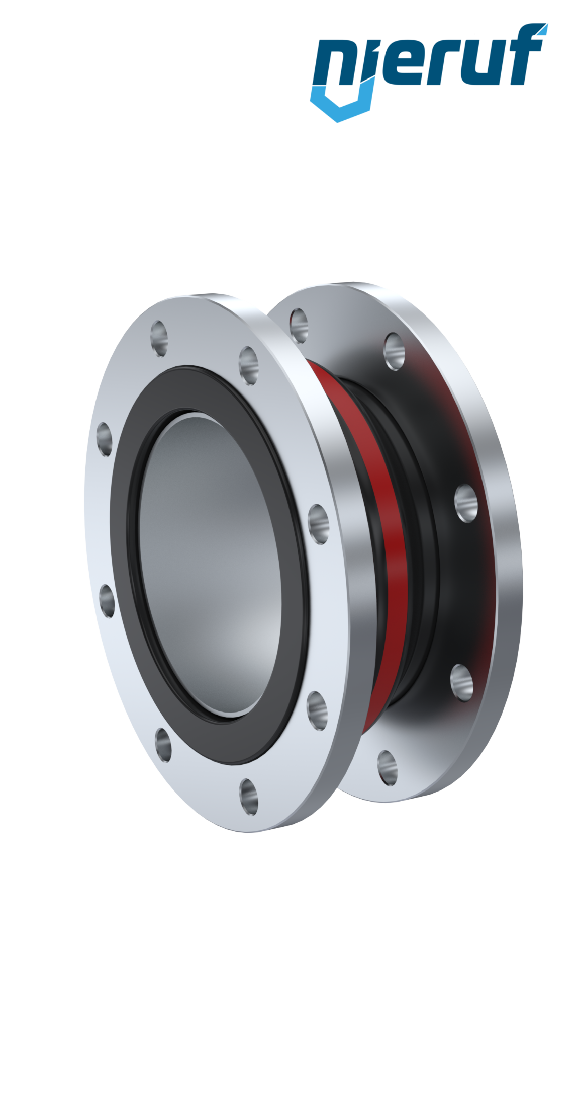 Kompensator mit LR DN50 EPDM & Stahlflansche