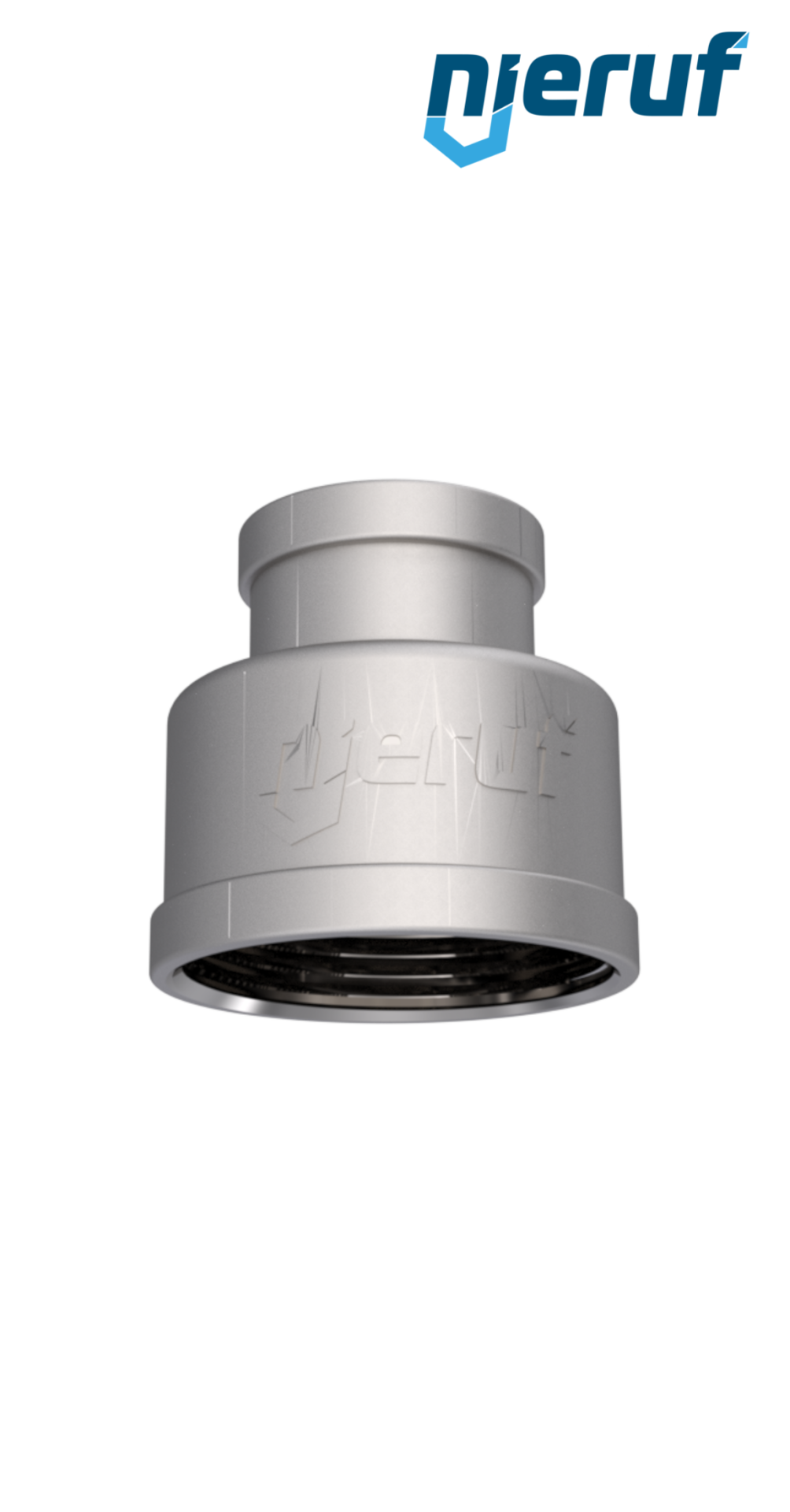 Reduziermuffe 1 1/2" x 3/4" Zoll Edelstahl 316 Innengewinde